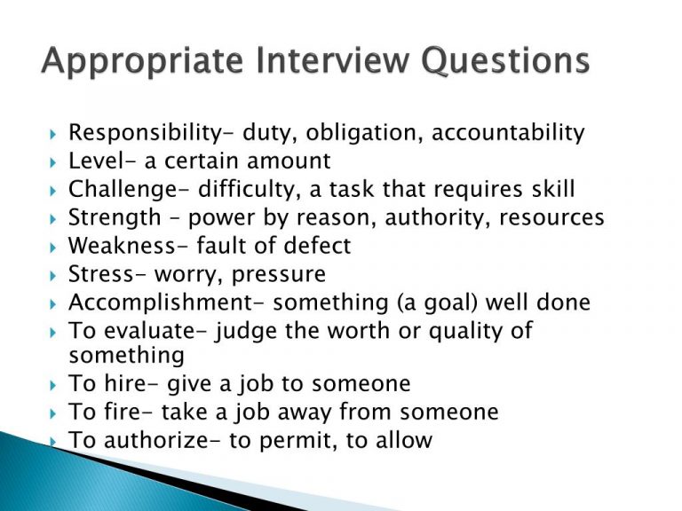 7 Interview Questions About Accountability - support your career