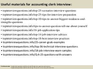 Accounting Clerk Interview Questions [Updated 2022] - support your career