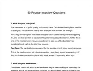 33 Government Interview Questions (With Example Answers) - support your ...